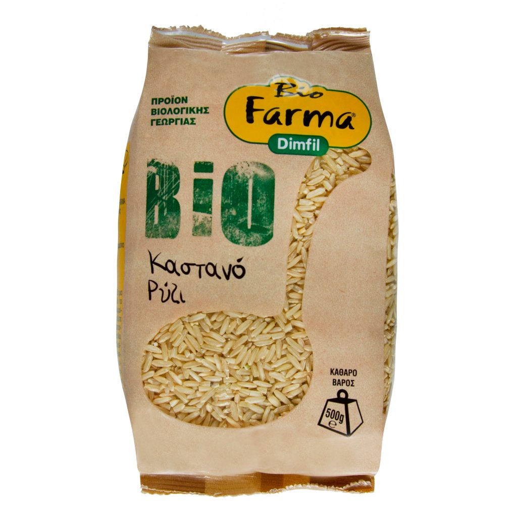 Ρύζι Καστανό Βio Farma 500gr